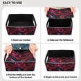 2 Pcs Foldable Felt Storage Bins Decorative Fabric Organizer Baskets ...