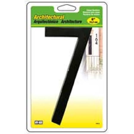 Hy-Ko Products FM-6/7 Floating House Number 7 (SEVEN) 6" High Black ...