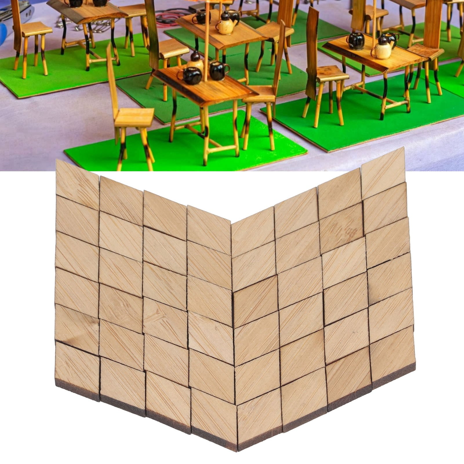 Tableros De Piso Para Casa De Muñecas, Piso De Bambú Para Casa De ...