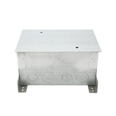 Steel City Round Floor Box Cover, 6 in., Brown, Polycarbonate, For 68 ...
