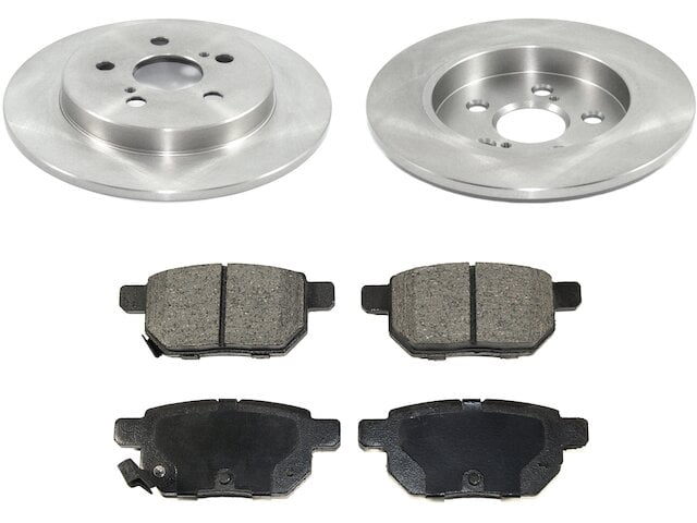 Rear Ceramic Brake Pad and Rotor Kit - Compatible with 2010 - 2019 ...