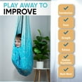 Friendly Cuddle Sensory Swing for Kids & Adults Cocoon Hammock, Fuzz ...