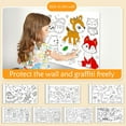 Children's Drawing Roll Creative Hand-painted Painting Paper Graffiti ...
