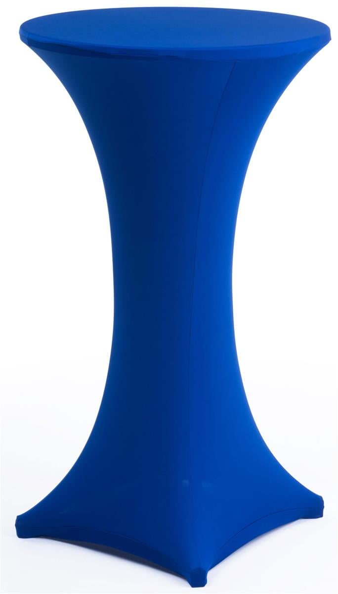 27-1/2" Highboy Table with Spandex Stretch Fabric Tablecloth, 47-3/8 ...