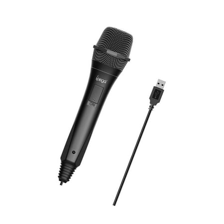mmirethe Black Handheld USB Game Microphone Singing MIC for Switch Plug ...