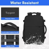 TAYGEER, Travel Laptop Backpack, 35L, with Shoe Pouch, Black - Walmart.com