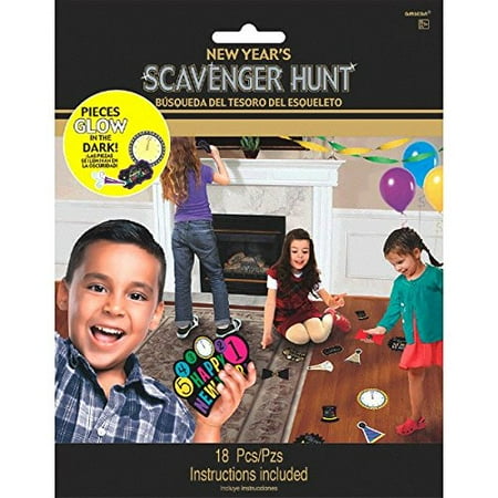 amscan Sparkling New Year Scavenger Hunt Game, Multicolor, | Walmart Canada