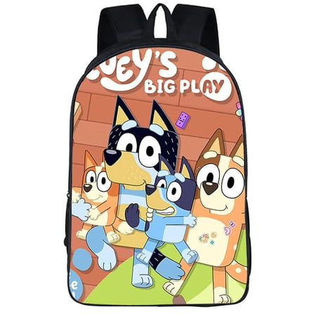bluey student schoolbag large-capacity single-layer backpack ...