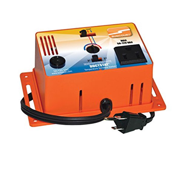 Suncourt DuctStat Temperature Sensitive Switch, Plug In or Inline ...