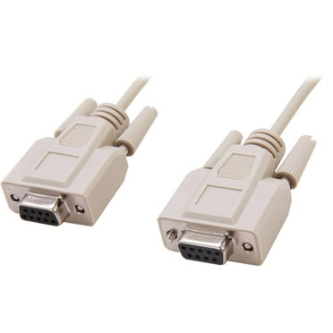 StarTech.com 1m Black DB9 RS232 Serial Null Modem Cable F/F - Walmart.com