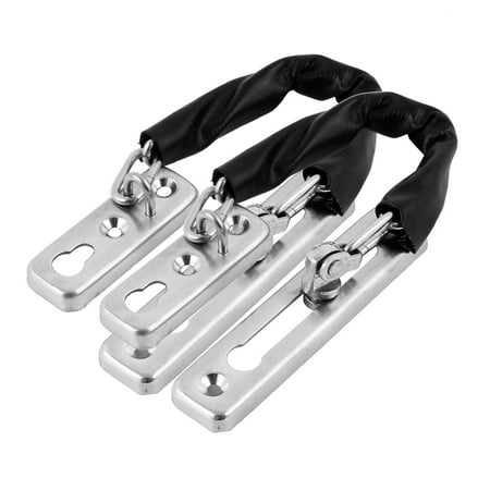 Home Door Stainless Steel Security Chain Guard Safety Bolt Lock Silver ...