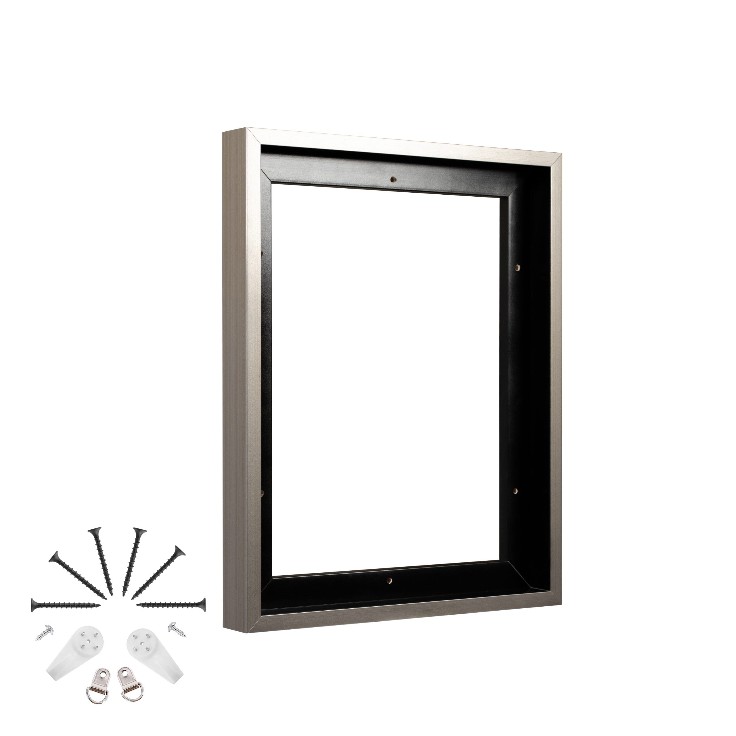 Real Solid Wood Floater Frames for Canvas Paintings, Wood Panels ...