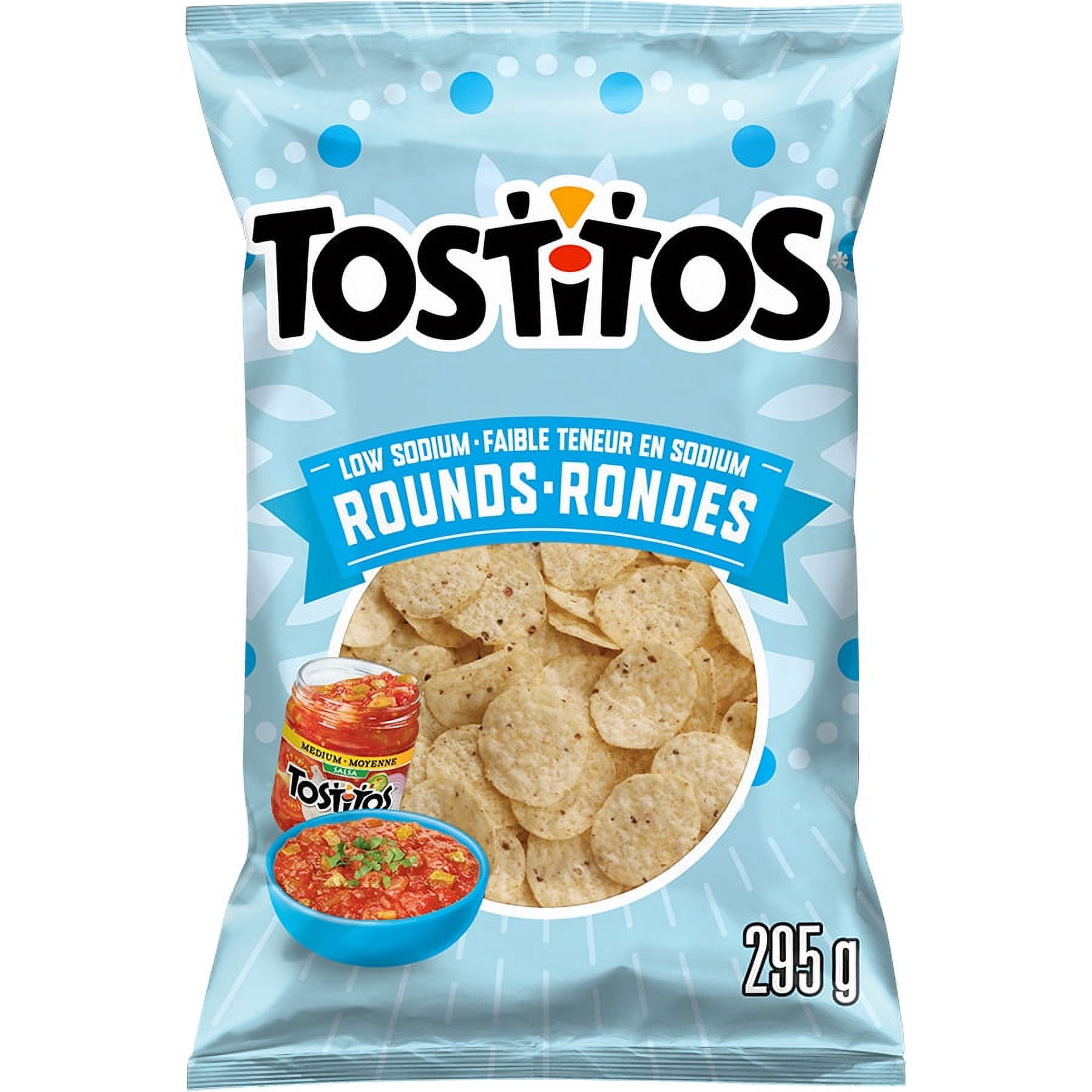 Click here for Tostitos Low Sodium Rounds Tortilla Chips 295 G prices
