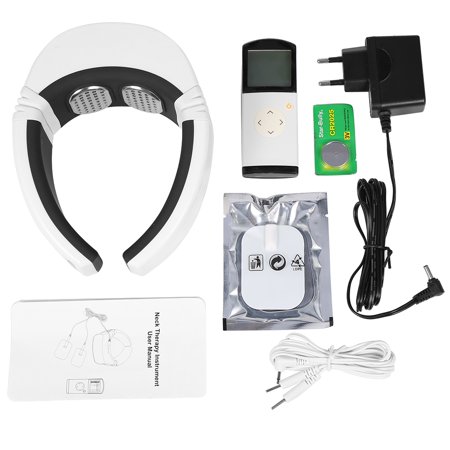 Greensen Wireless Remote Control Neck Meridian Massager Vibration ...