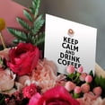 3drose, Keep Calm and Drink Coffee Typography - Fun Quote with Coffee ...