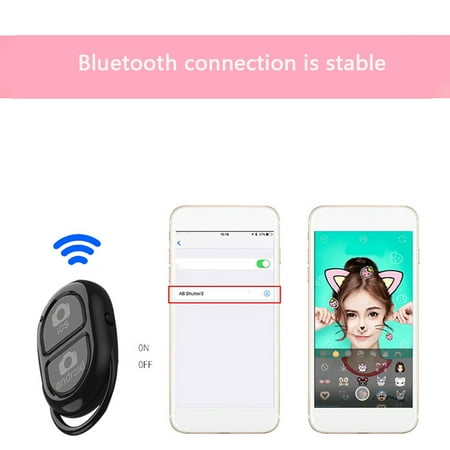 Selfie Bluetooth 4.0 Remote Control Mobile Phone Camera Wireless ...