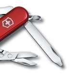 Victorinox Rambler 10 Function Red Pocket Knife with Swiss Scissors ...