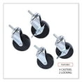 Alera Heavy Capacity Attachable Swivel Rolling Casters for Wire ...