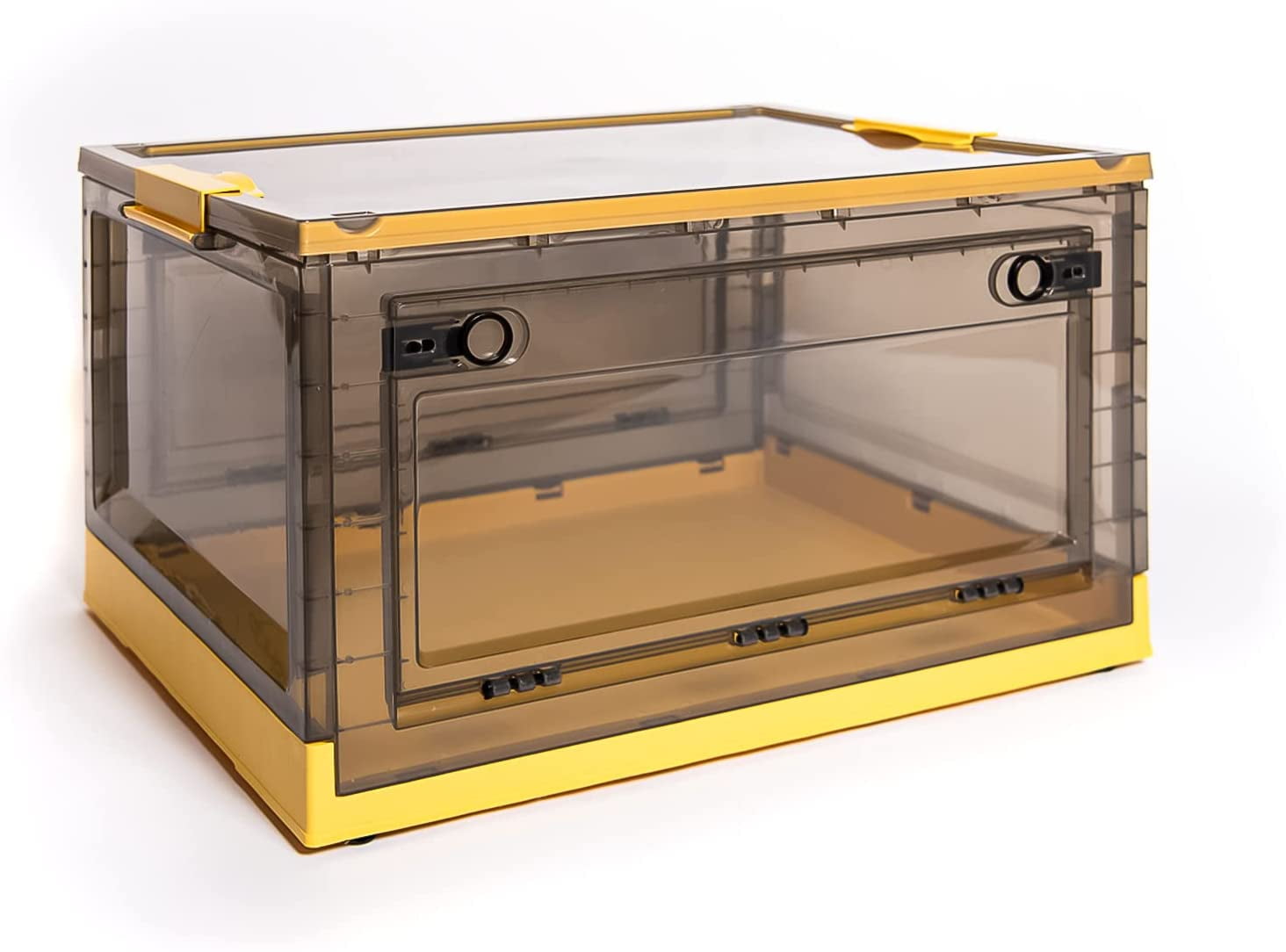 Quality Home Easy Tidy Stackable Side Opening Collapsible Storage Box ...