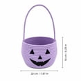 2026 NEW Halloween Pumpkin Trick-or-Treat Basket, 6.29 Inch Crochet ...