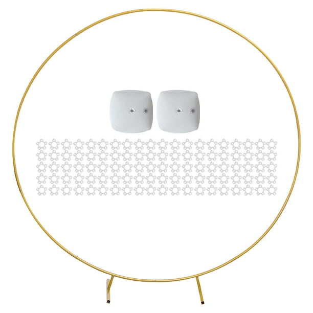 Round Balloon Arch Frame Wedding Circle Backdrop Stand Frame for ...
