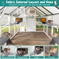 imerelez Extra Large Catio Outdoor Cat Enclosure, Walk-in Outdoor Pet ...