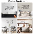 1sheet PVC Quotes Wall Sticker for Stairway Home Decoration Word Black ...