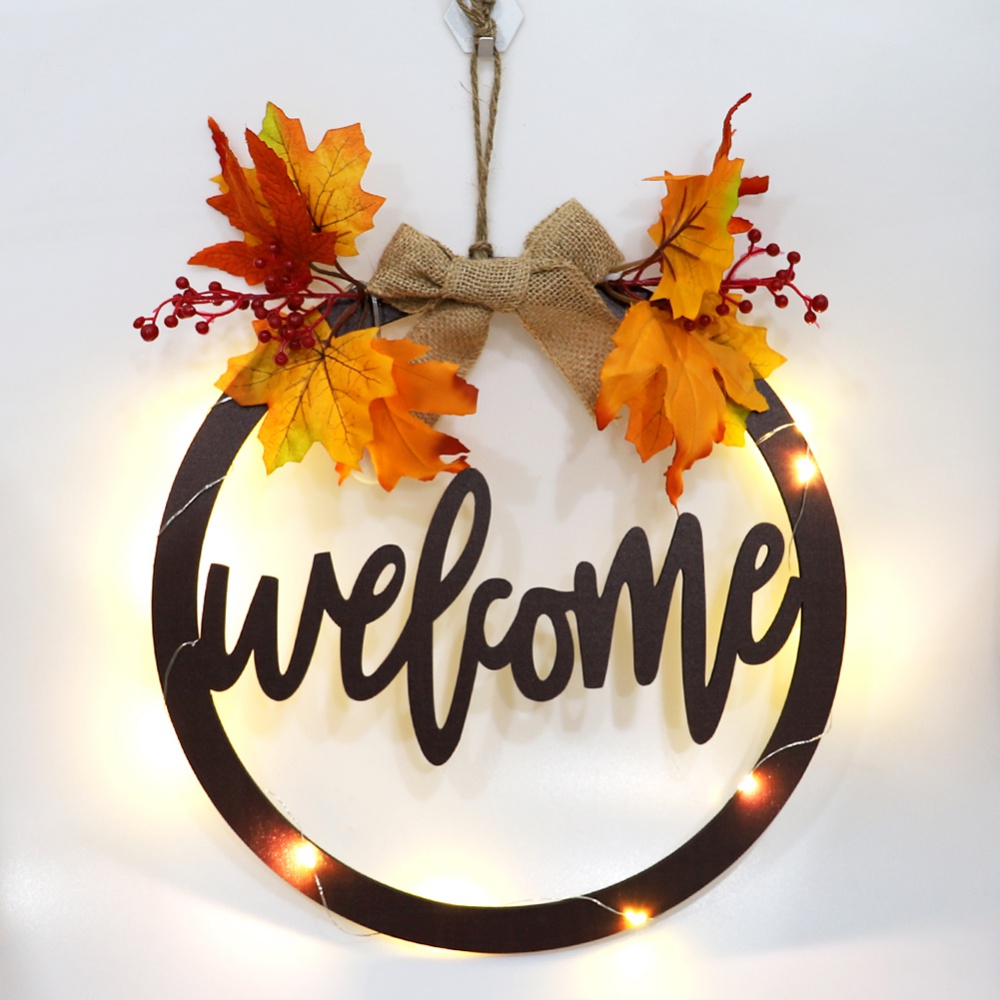 Fall Welcome Sign for Front Door | Home/Farmhouse Porch Décor Hollow ...