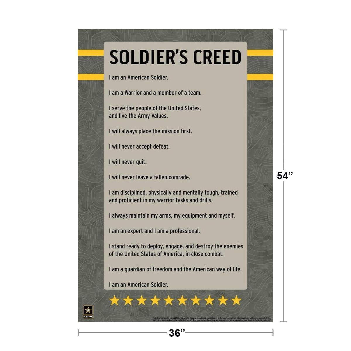 Nco Creed Framed