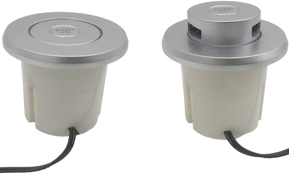 Desk USB Power Grommet Pop Up USB Hub Recessed USB Outlet for ...