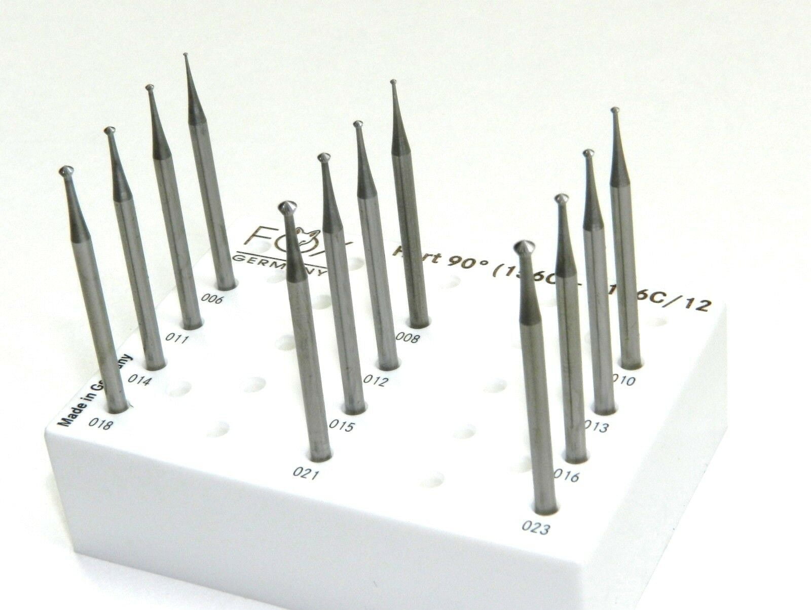 Hart Burs 90º Bearing Cutter Fig156c Set 006-023 Jewelers Stone Diamond ...