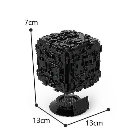 Star-treks Brickheadz Borg Cube Spaceship Action Figure Deep Space 9 ...