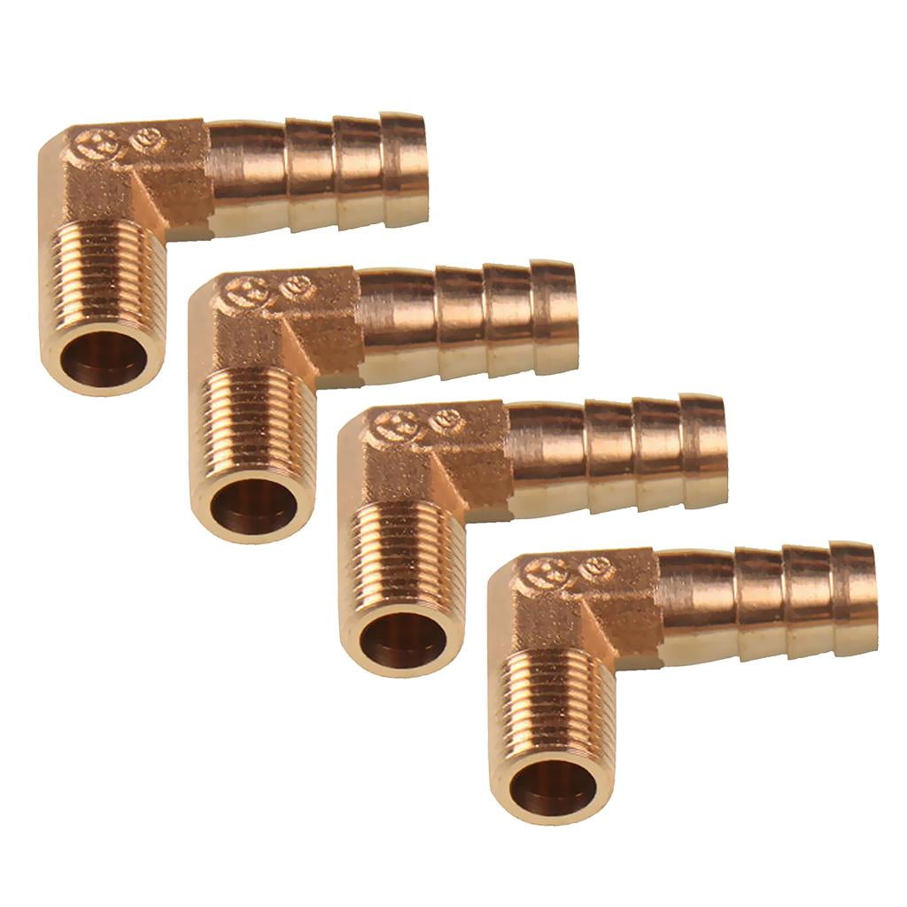 1/4 BSP a 12 mm de latón codo / conector de acoplador de gas de tubo de ...