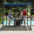 COBANA 8FT x 4.6FT Grill Gazebo with Metal Frame and Cover, Outdoor ...