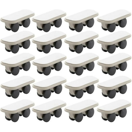 HEIBIN 20 Pieces Self Adhesive Casters Furniture Casters Self Adhesive ...