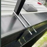 Kojem 4" 4-1/2" Camper RV Bumper Mount Tote Tank Carrier Rack Camco ...