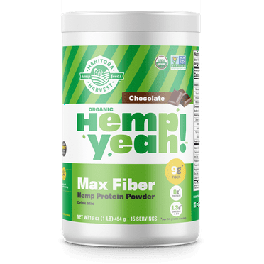 Manitoba Harvest Hemp Yeah! Max Protein Powder, Unsweetened, 2.0lb 32 ...
