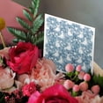 3drose, Blue Pattern of Easter Bunnies and Spring Flowers. Cool Family ...