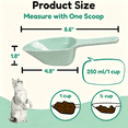 ACDANC Dog Food Scoop 1 Cup,One Cup Measuring Cup,Food Grade Melamine ...