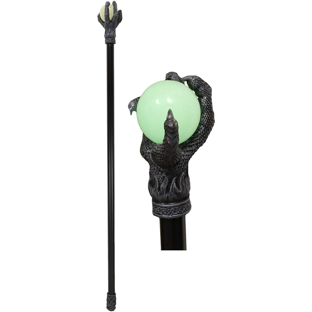 Ebros Grip of Fire Dragon Claw Glow In The Dark Decor Prop Walking ...