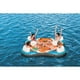 Bestway 101-Inch Rapid Rider 4-Person Floating Island Raft w/ Coolers ...