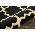 Eclectic Essentials Black Moroccan Trellis Area Rug - Walmart.com