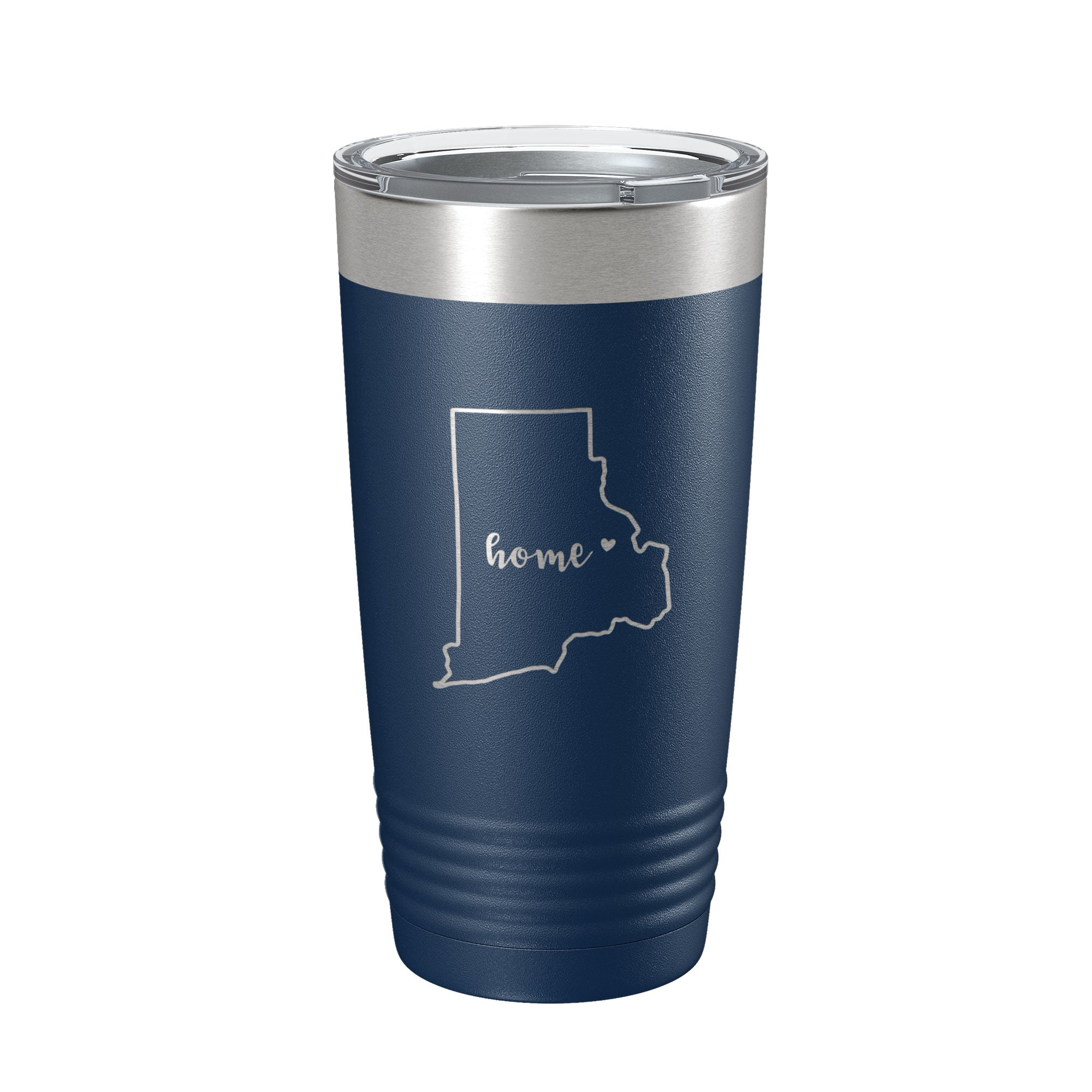 Rhode Island Tumbler Home State Travel Mug Insulated Laser Engraved Map ...