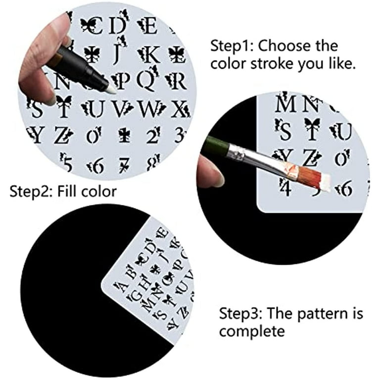 Gothic Lettering Stencils