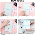 2Pcs/Set Stamp Scrubber for Stamps,Dual-Sided Stamp Cleaning Pad with ...