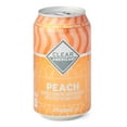 Clear American Peach Flavored Sparkling Water, Zero Calorie, 12 fl oz ...