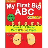 Preschool Workbook: My First Big ABC Book Vol.4: Preschool Homeschool ...