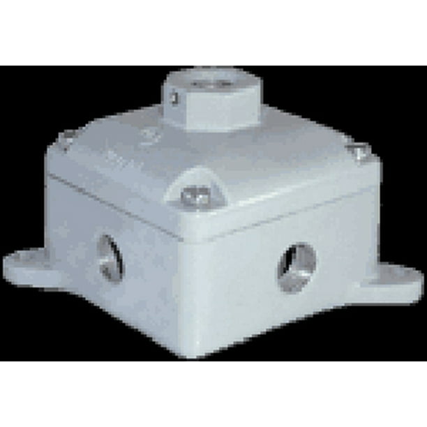 RAB Lighting EXPLOSIONPROOF JUNCTION BOX 4 HUBS 3/4in COVER 3/4in HUB ...