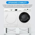 Walmart 2-in-1 Heavy Duty Washing Machine Stand, 28" Washer Dryer ...
