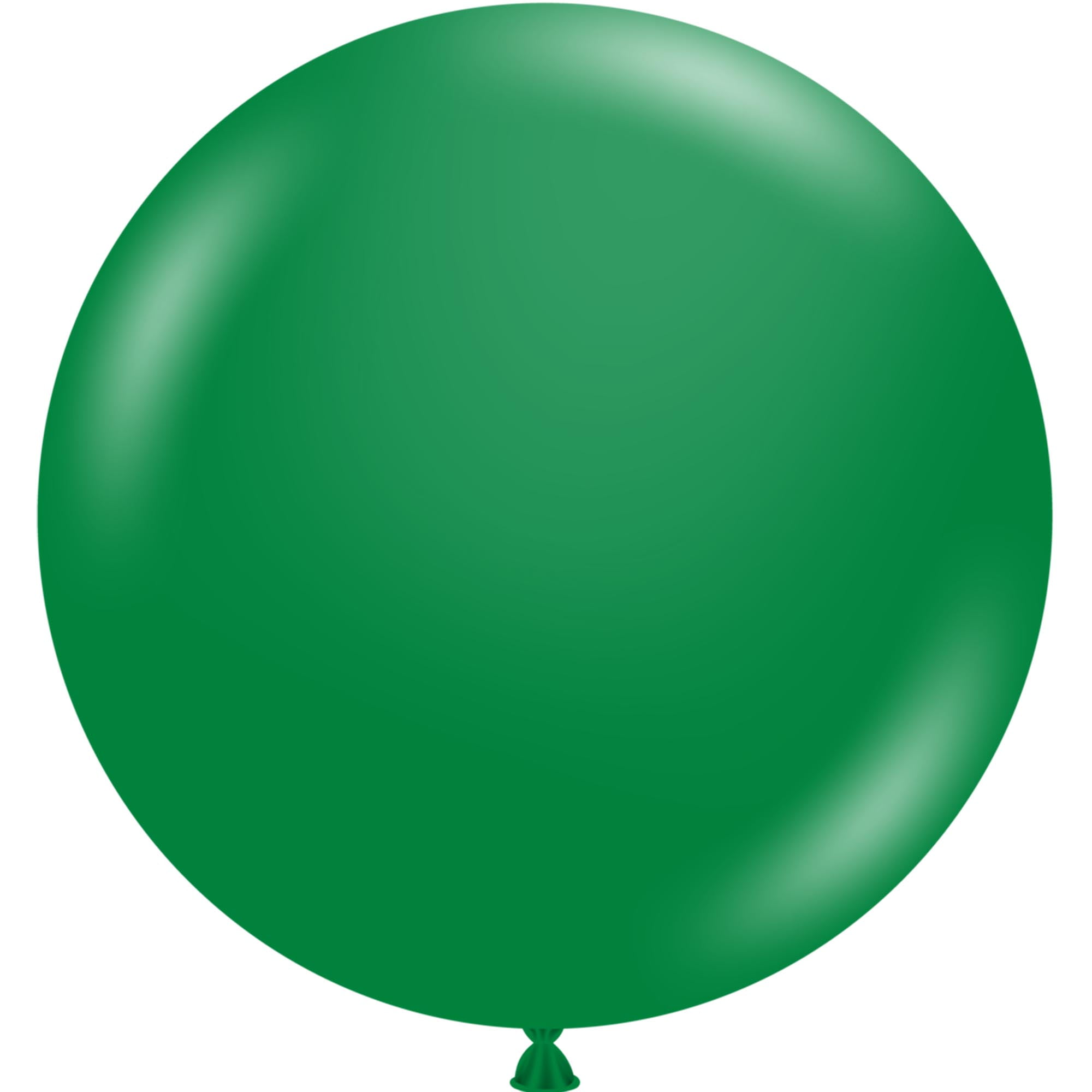 3 Tuftex Emerald Green Round Balloons 24" Made In USA - Walmart.com